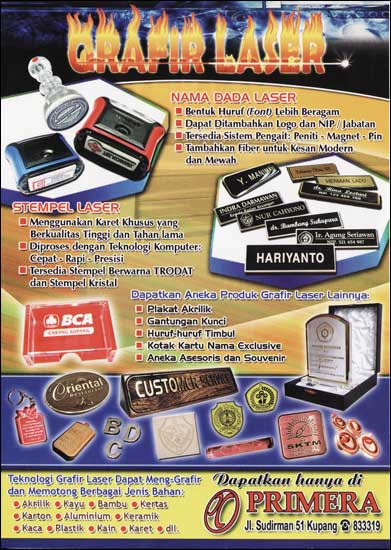 myKupang - Primera Digital Printing - Kupang - Halaman Bahasa Indonesia